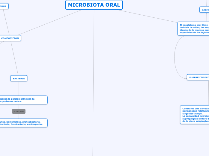 MICROBIOTA ORAL - Concept Map