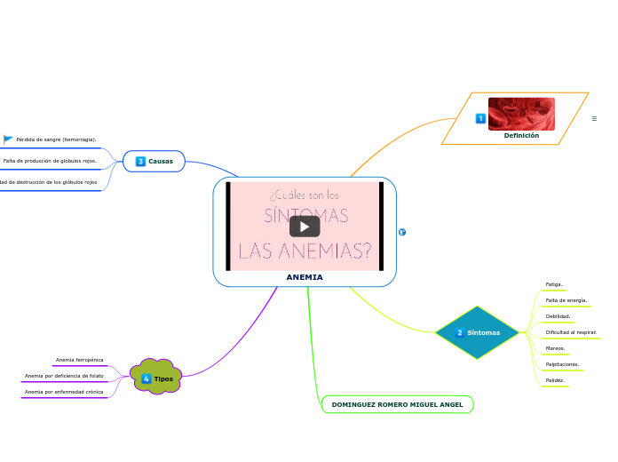 ANEMIA - Mind Map
