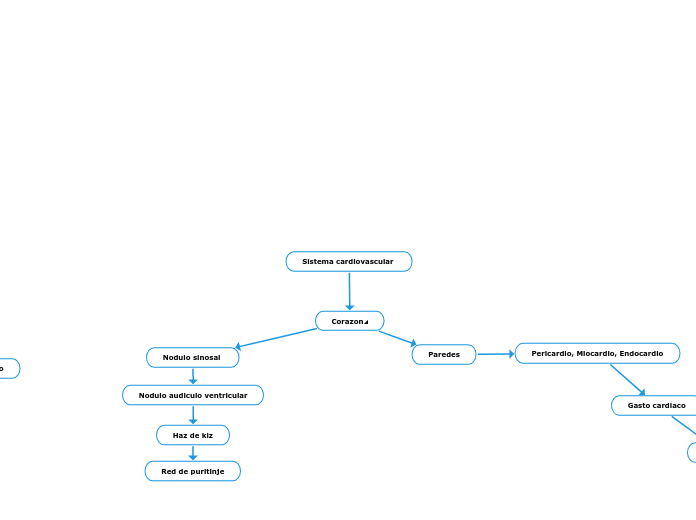 Sistema cardiovascular - Mind Map