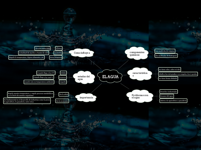 EL AGUA - Mind Map
