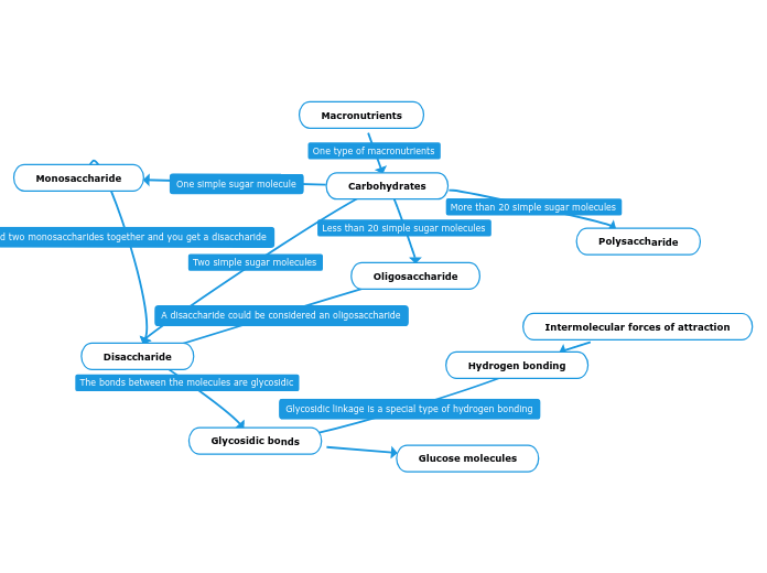 Macronutrients - Mind Map