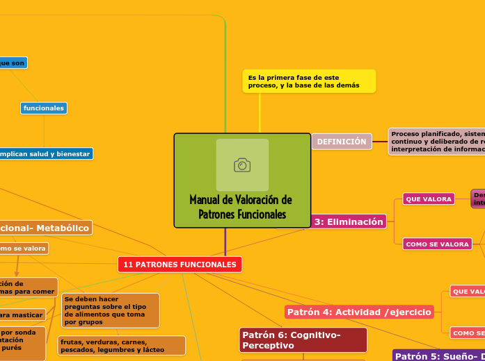 Manual De Valoración De Patrones Funcional Mind Map 4194