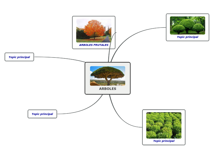 ARBOLES - Mind Map