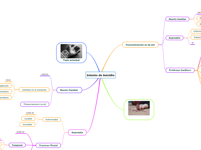 El corazón - Mind Map
