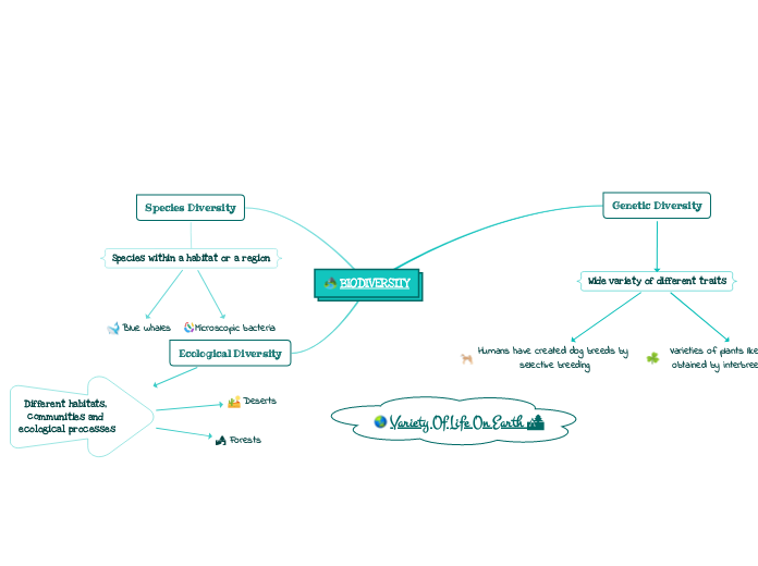 BIODIVERSITY - Mind Map