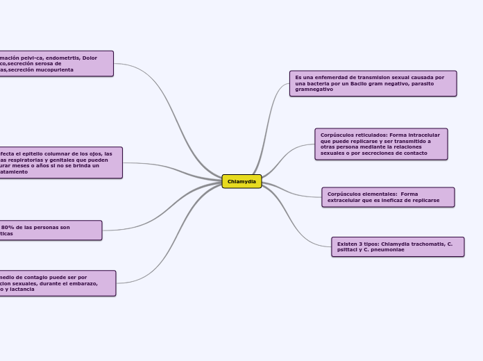 Chlamydia - Mind Map