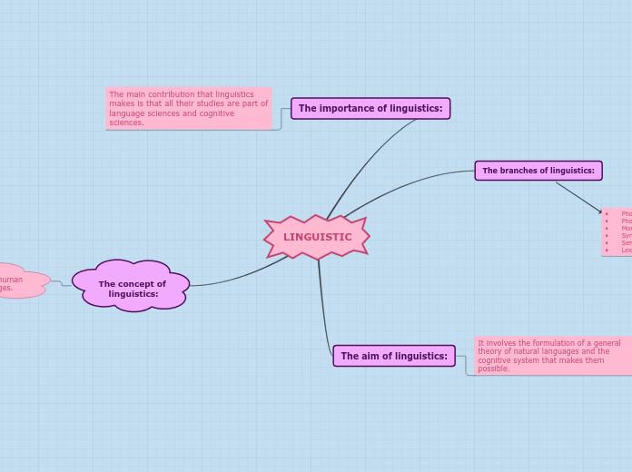 LINGUISTIC - Mappa Mentale - Schema
