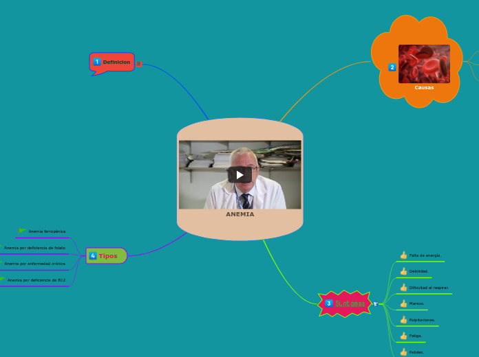 ANEMIA - Mind Map