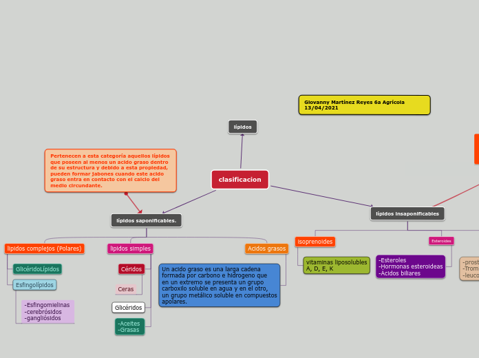 bioquimica - Mapa Mental - Amostra