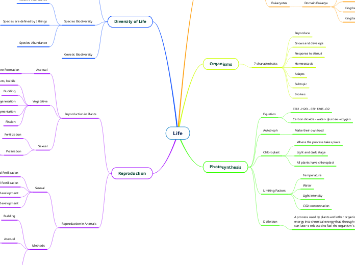 Life - Mind Map