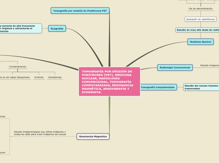 TOMOGRAFÍA POR EMISIÓN DE POSITRONES (PET),...- Mindmap