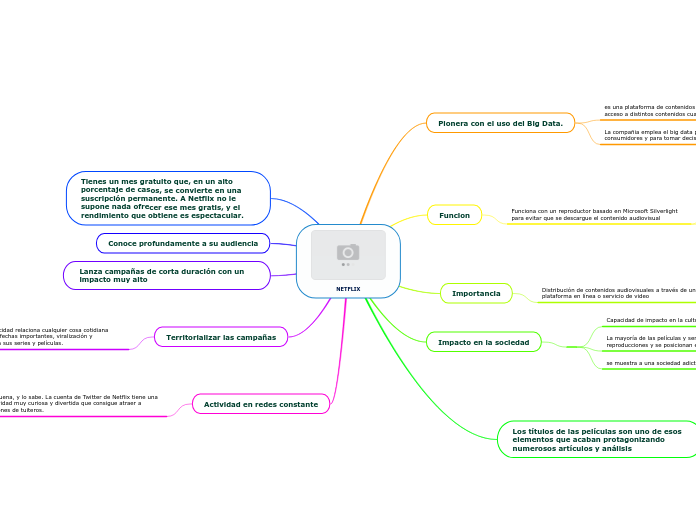 NETFLIX - Mind Map