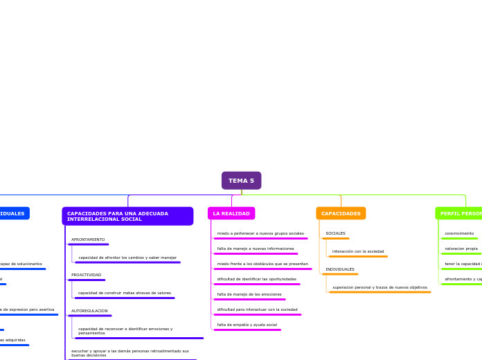 TEMA 5 - Mind Map