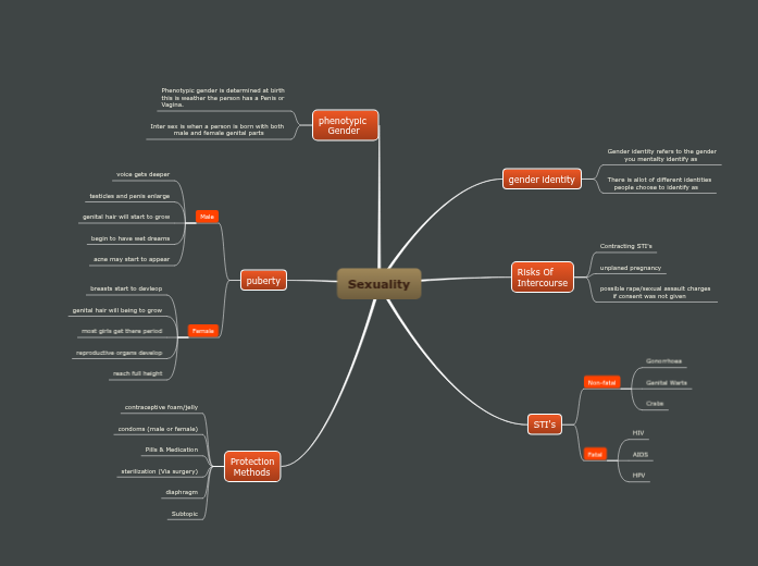 Sexuality Mind Map
