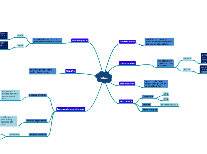 virus - Mind Map