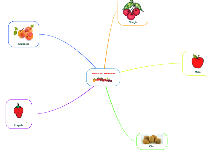 I frutti della primavera - Mind Map