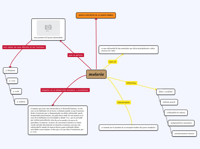 MALARIA - Mind Map