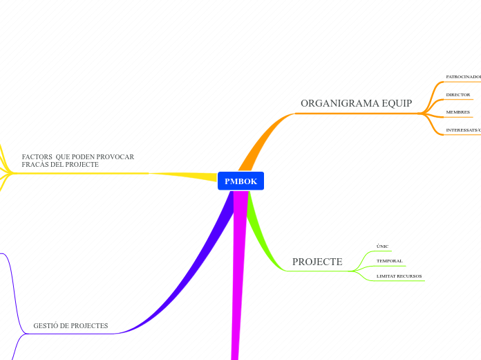 PMBOK - Mind Map