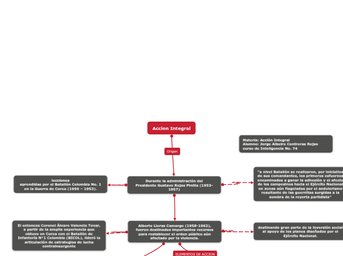 ACCION INTEGRAL - Mind Map