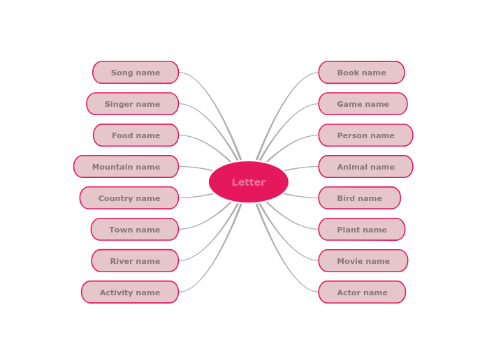 Words with letters exercise